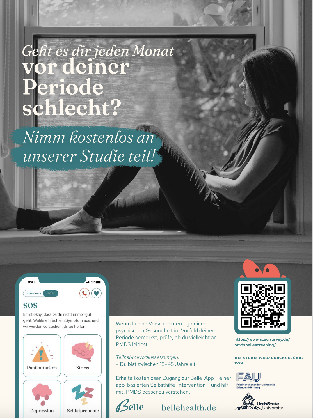 Belle-Studie: Selbsthilfe-App für Betroffene mit PMDS | PMDS Hilfe